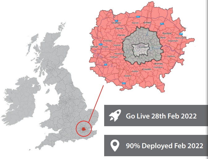Investment and Service Improvements for Inner M25 and Greater London Areas